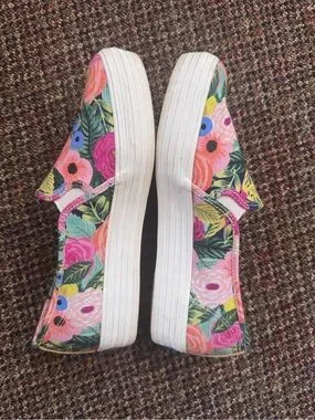 Rifle Paper Co. | Shoes | Keds Rifle Paper Co Slipon Platform Sneakers ...